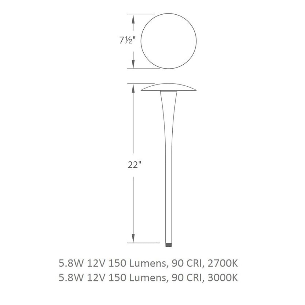 WAC Lighting 12V Outdoor Area Path Light - 2Modern