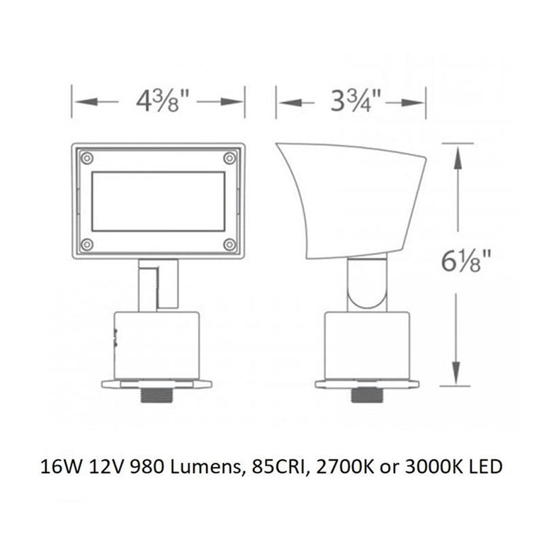 WAC Lighting LED 12V Flood Light - 2Modern