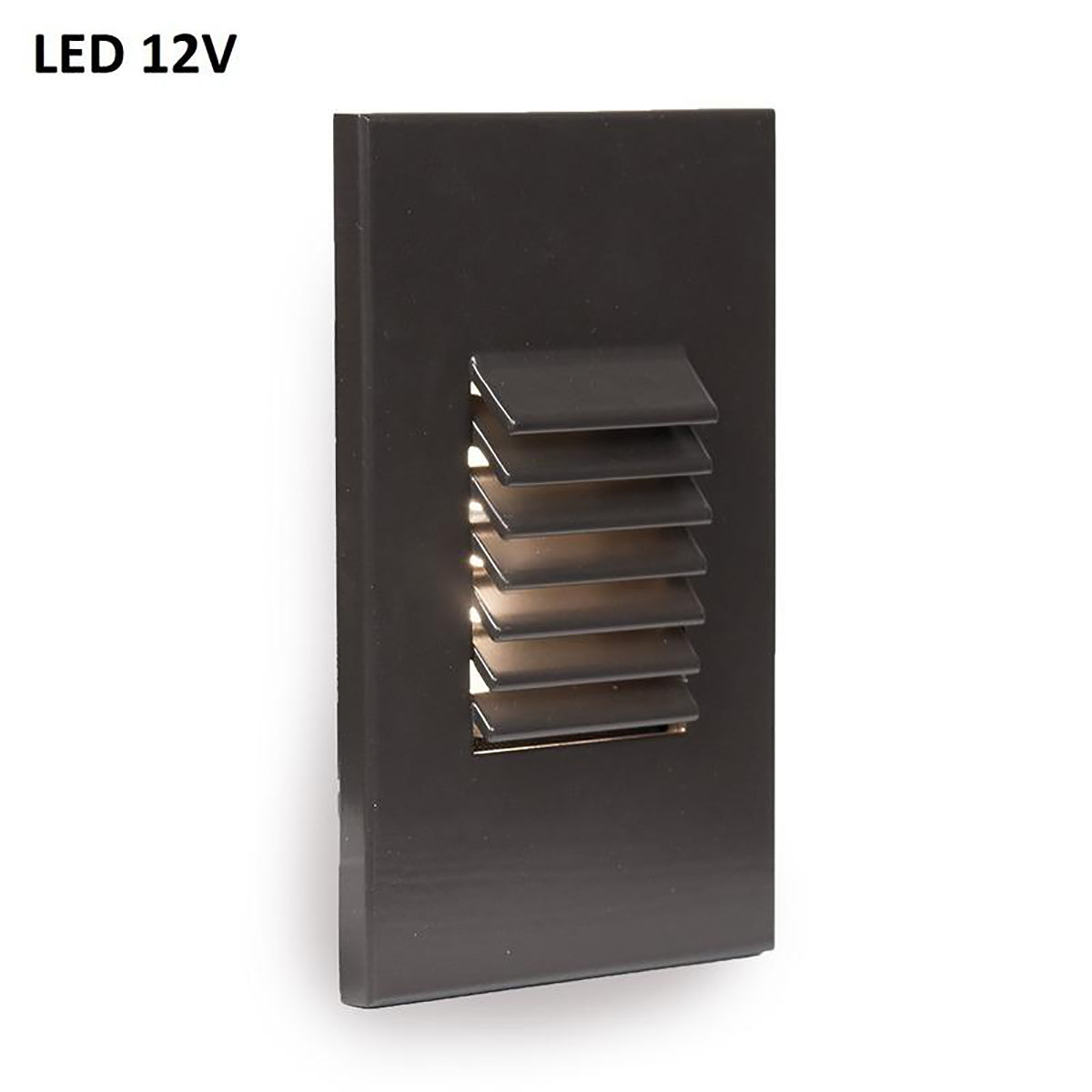 WAC Lighting Low Voltage 4061 Vertical Louvered Step and Wall Light ...