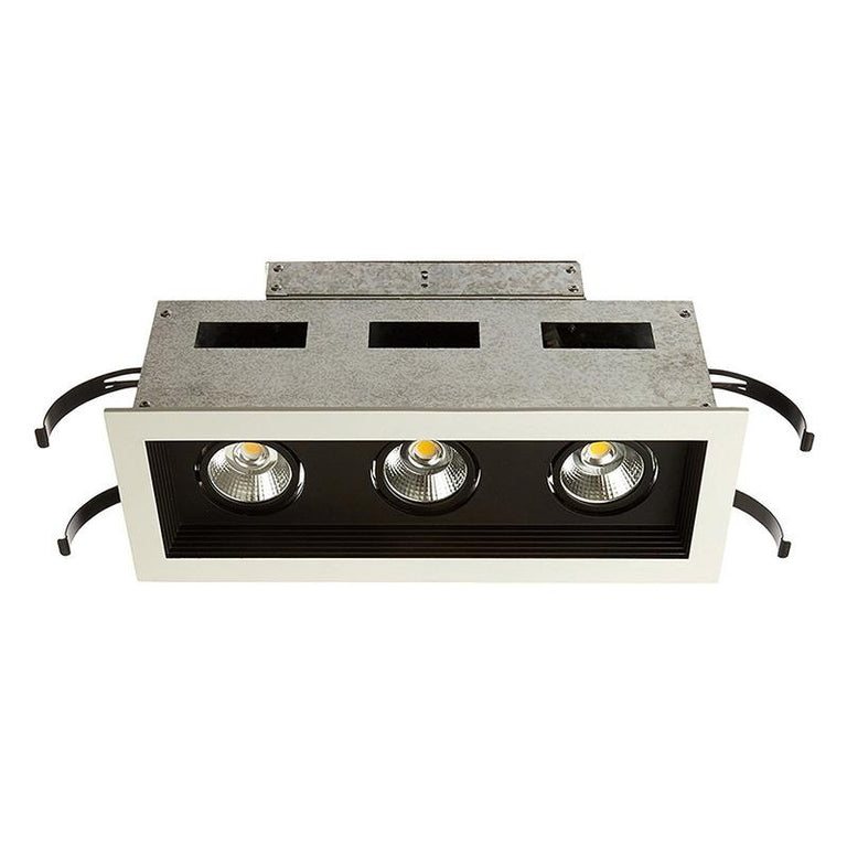WAC Lighting Mini Multiple Spots Three Light Recessed Trim and Housing ...