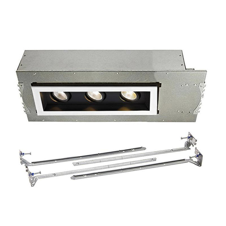 WAC Lighting Mini Multiple Spots Three Light Recessed Trim and Housing ...