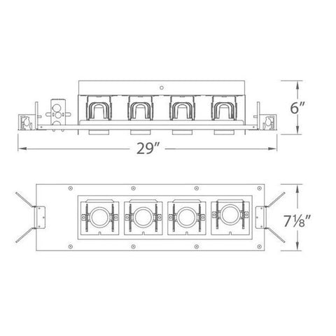Modern Multiple Recessed Lighting - 2Modern