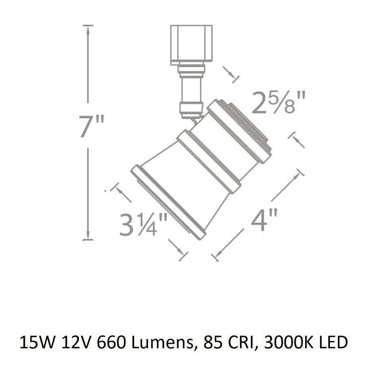 WAC Lighting Summit LED208 Track Head - 2Modern